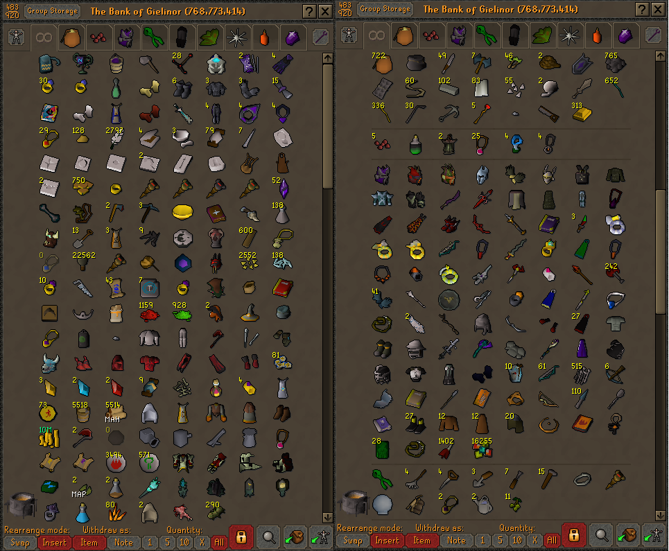 Selling 125 UGIM,1 Defence Iron(90+str) and a 109 Solo Ironman [Lots of ...